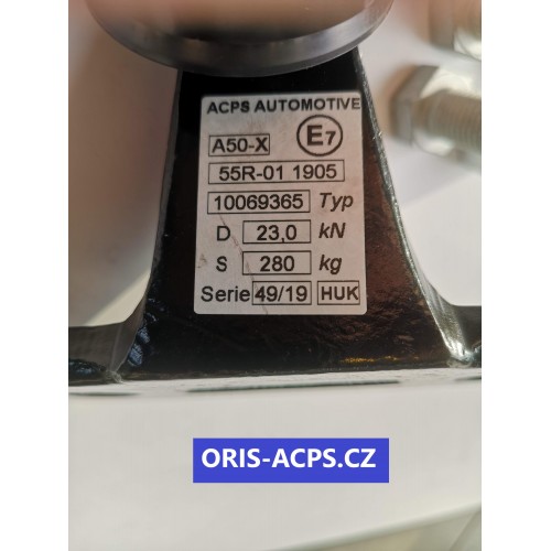 Přírubový čep pro tažné zařízení Oris ACPS - 2 děrový